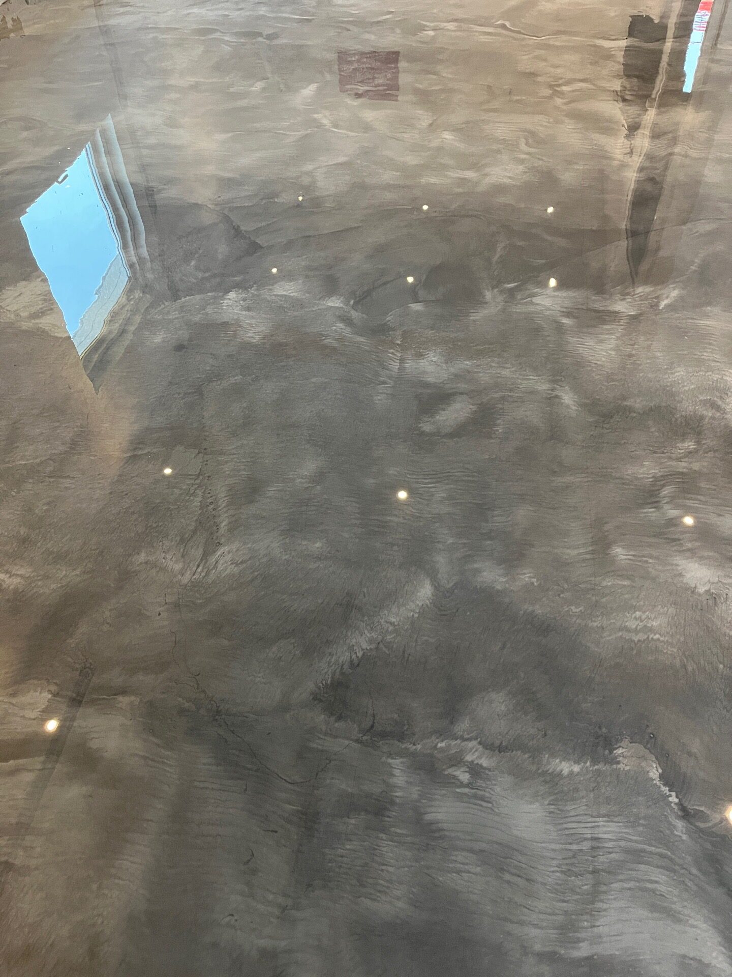 Metallic Epoxy i Garage 80 m2 · Schmidt Coating